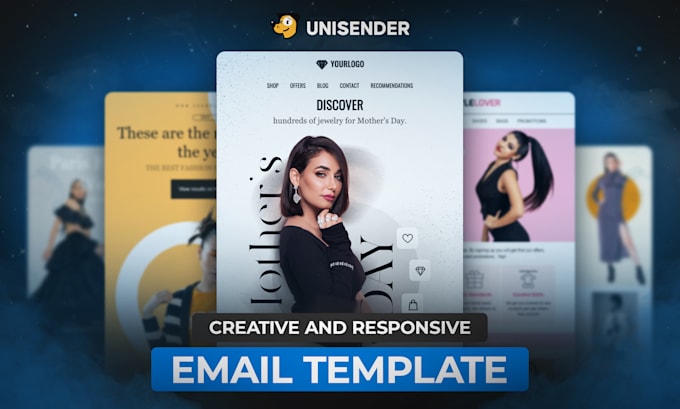 Design responsive email template for unisender by Ilkarkarim | Fiverr