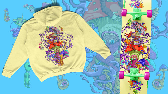Design insanely cool streetwear merch graphic t shirt and hoodie by ...