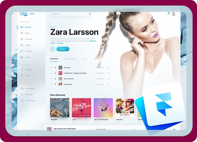 Design framer website, framer ui design with animation framer website ...
