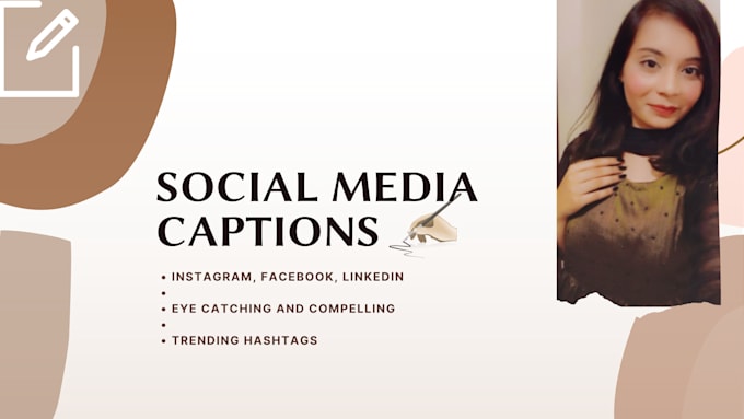 Write compelling instagram and social media captions by Maheennadeem814 ...