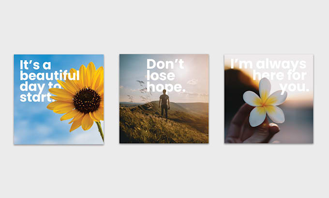 Design a creative and inspirational text poster by Adrianbantigue | Fiverr