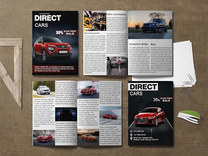 Design professional brand catalog, magazine, banner, brochure, poster ...