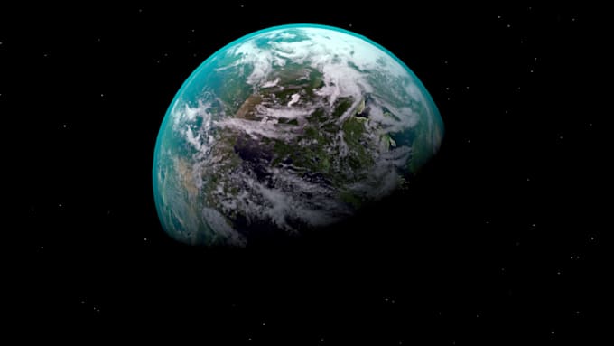 Make you a picture of a photo realistic 3d planet by Contemplatecast ...