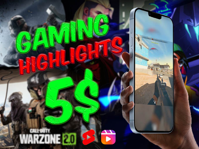 Edit your gaming clips into highlights,reels, tiktok, and shorts by ...