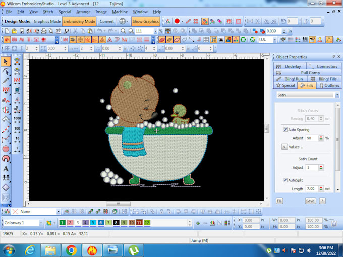 Digitize logo, anime, patch for embroidery digitizing design by ...