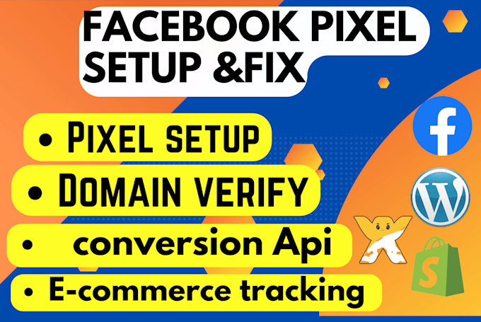 Fix or setup your facebook pixel and conversion tracking api by Nadia_sanji_fl | Fiverr