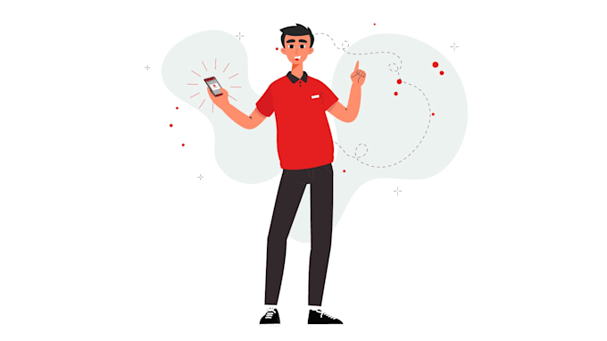 Make cute gif animation loop by Seba_farhana | Fiverr