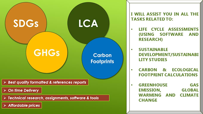 Do sustainability, life cycle assessment, and carbon footprint research ...