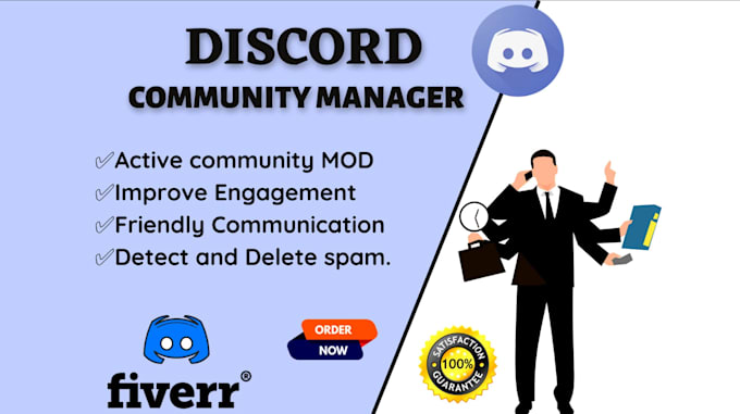 Be very active discord moderator by Chayanpanchal | Fiverr