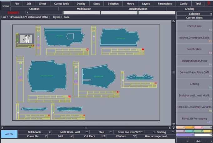 Be sewing cad pattern maker by Pattern_expert1 | Fiverr