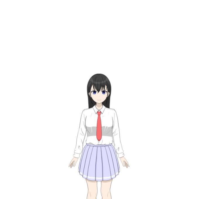Draw and rig vtuber model, 2d vtuber model, live2d vtuber model, anime ...