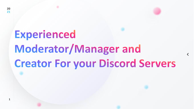 Be your discord server moderator, admin or manager by Stavriguzenk585 ...