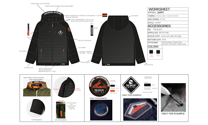 Design clothing tack pack and apparel artwork for your merchandise by ...