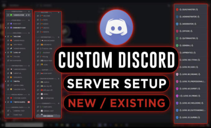 Create you a cool looking discord server by Lucidwrld_ | Fiverr