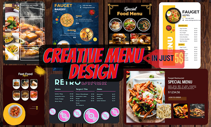 Design a professional food menu for your restaurant by Hafizabdwahab ...