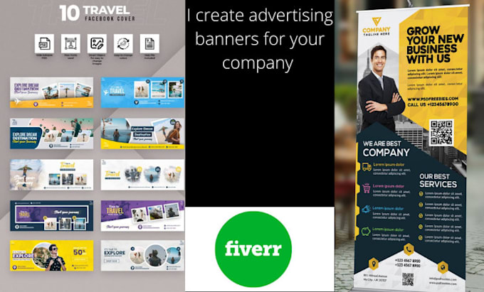 Give you a boost with our elegant and engaging banners by Avocejuste ...
