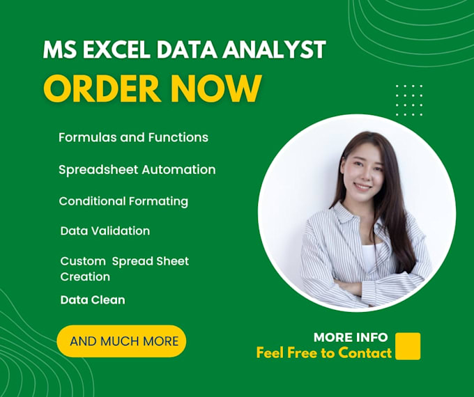Do ms excel services and reporting by Khadijaharoon42 | Fiverr