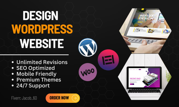 Build modern and responsive wordpress website design and redesign by Jacob_60 | Fiverr