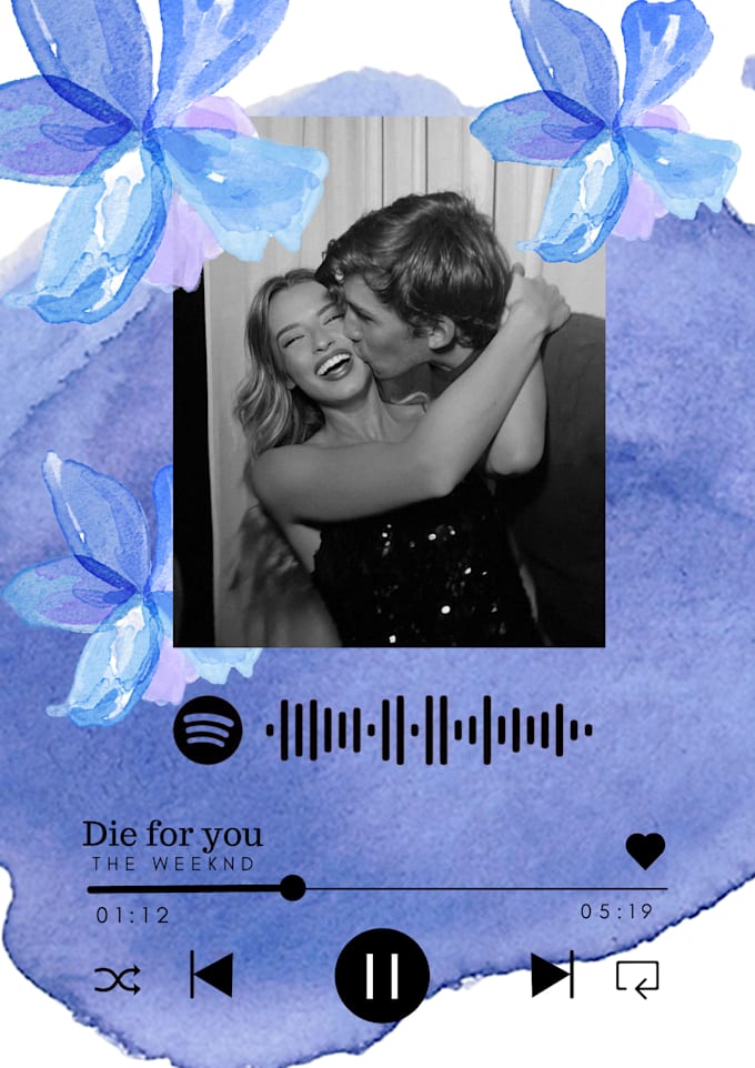Create a custom spotify graphic for couples by B1an6aam | Fiverr