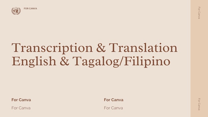 Transcription translation servicse english and tagalog audio to text by ...