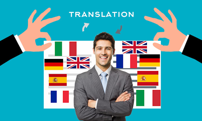 Perfect translate different languages english, german, spanish, french ...