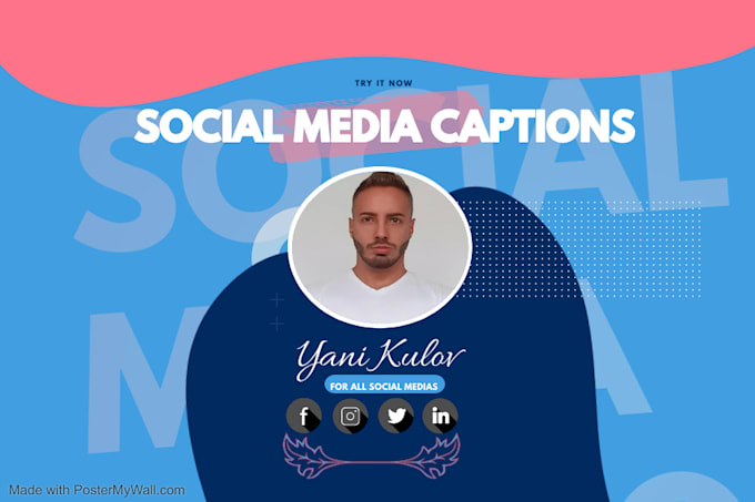 Write captions for facebook, instagram, linkedin by Yanikulov | Fiverr