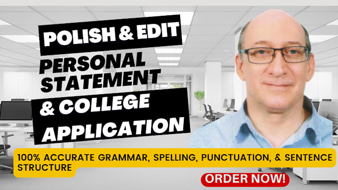 Edit and proofread your college admissions essay by English_hotshot ...