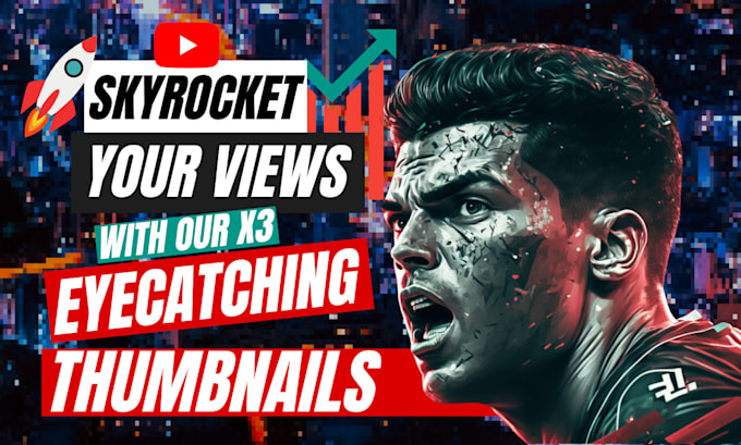 Design amazing eye catching youtube thumbnail by Irchibibrahim | Fiverr