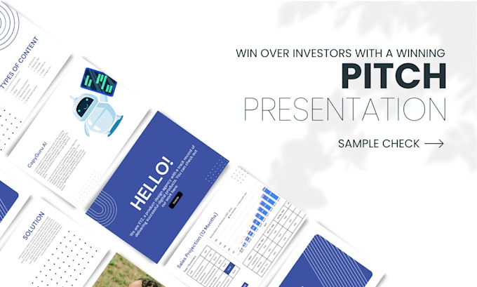 Create a well researched and designed pitch presentation for you by ...