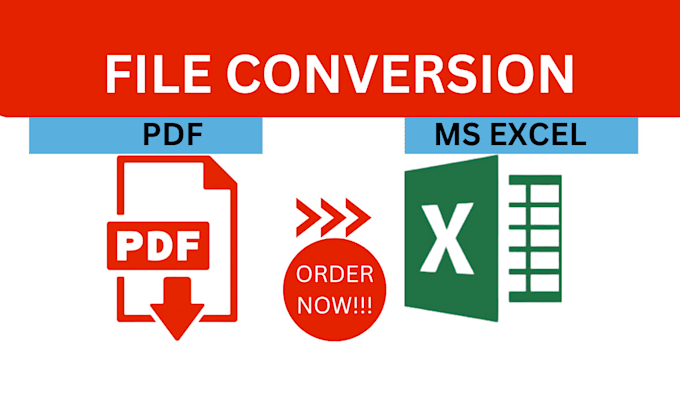 Do conversion any pdf to word, excel or powerpoint by Patriciag20 | Fiverr