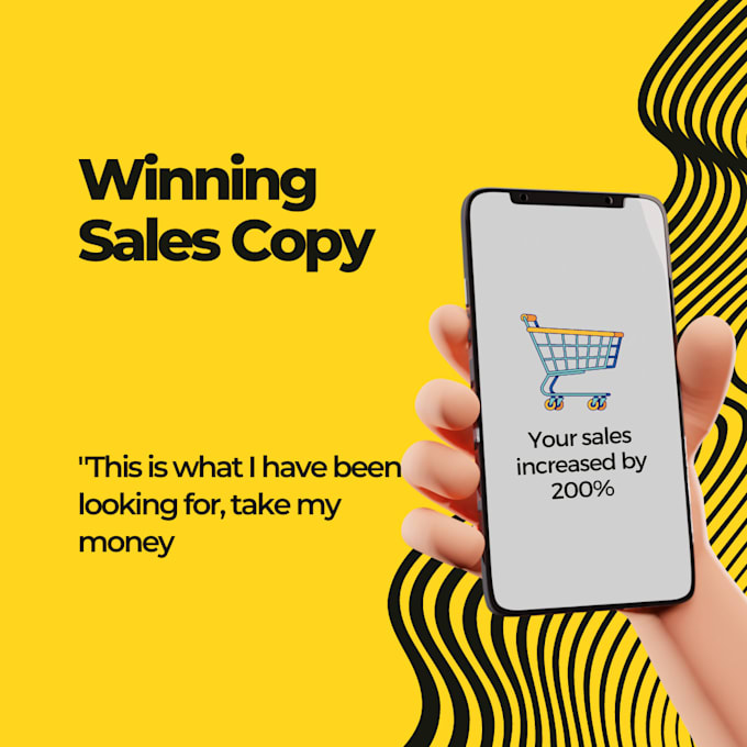 Write a copy that will make your clients to take out their cards and ...