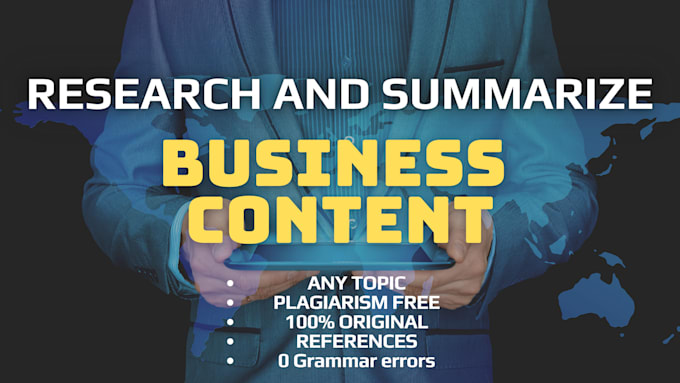 Do professionaly content summarizing by Larobinhood | Fiverr