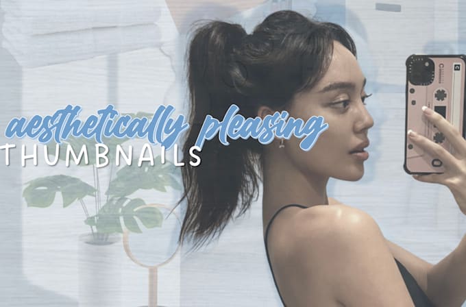 Design simple but cute thumbnails by Elinasln | Fiverr