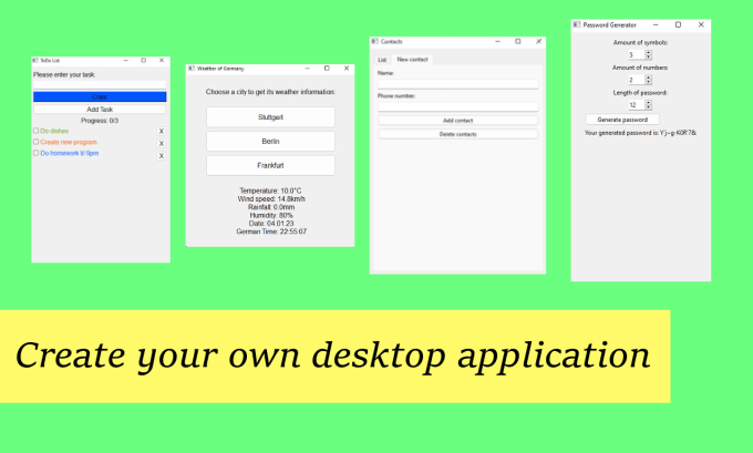 Develop A Desktop Application For Windows By Brucesoftware Fiverr