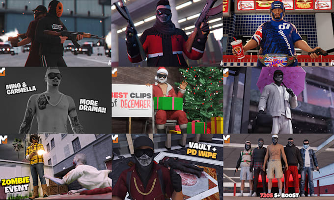 Create a premium gta v rp thumbnail in 3d by Muunidzn | Fiverr