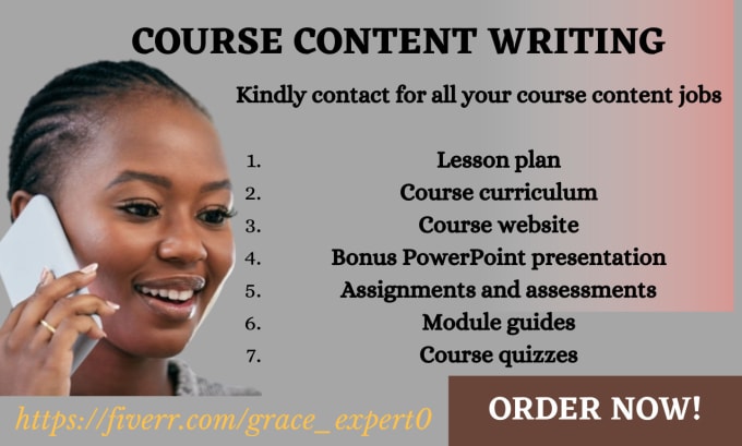 Write online course content, outline, course module and course ... Write online course content, outline, course module and course ...