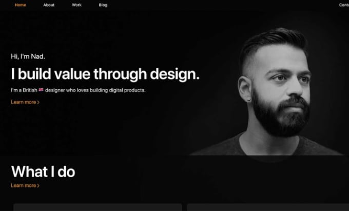 Build portfolio website business website or personal portfolio website ...