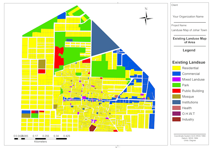 Create any type of map in arcgis by Umair4001 | Fiverr