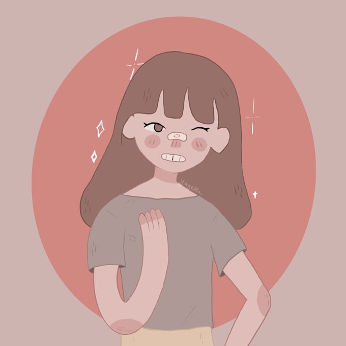 Draw you a cartoon profile picture for your discord, yt, discord or ...