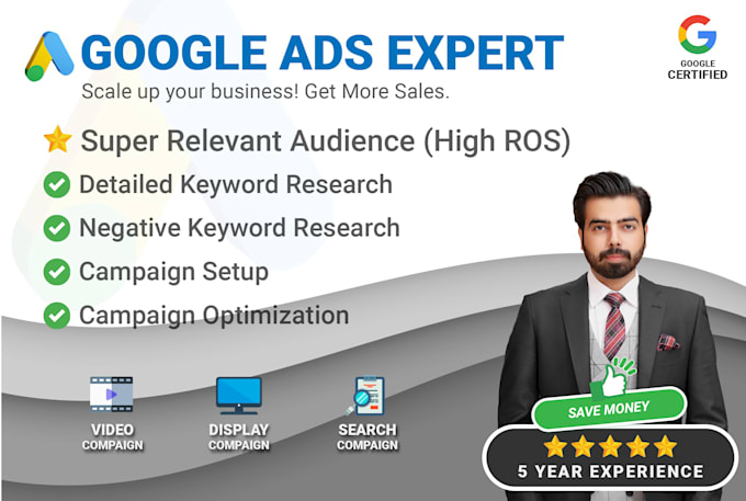 Set up and manage google ads to improve your sales by Syedkhubaib444 ...