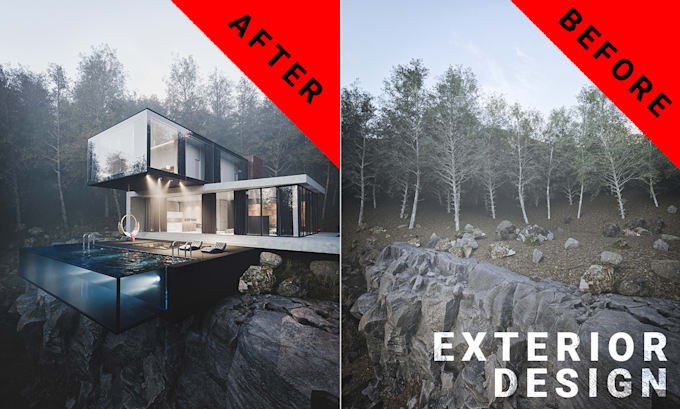 Provide exterior design and photo realistic render service by North ...