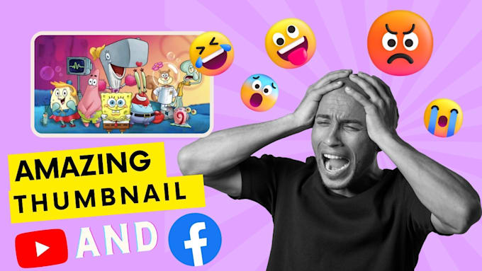 Create a professional thumbnail for your youtube or facebook videos by ...