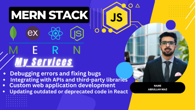 Build Mern Stack Web App With Reactjs Nodejs And Teach You Javascript By Abdullahniaz Fiverr