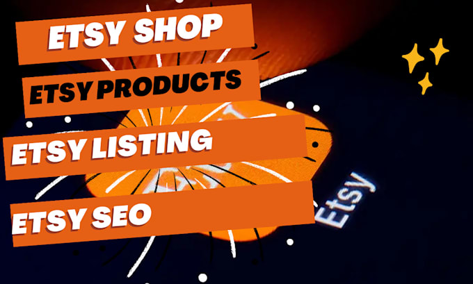 Set up etsy shop, etsy digital products, etsy print on demand, etsy seo ...