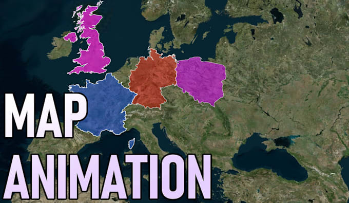 Make great map animations for a cheap price by Domineak | Fiverr