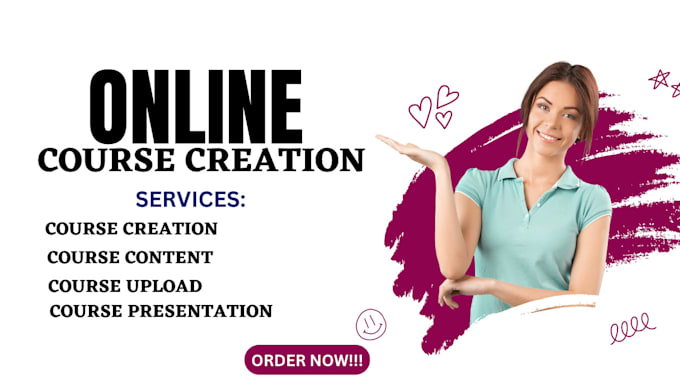 Be your online course content creator development and make your course ...