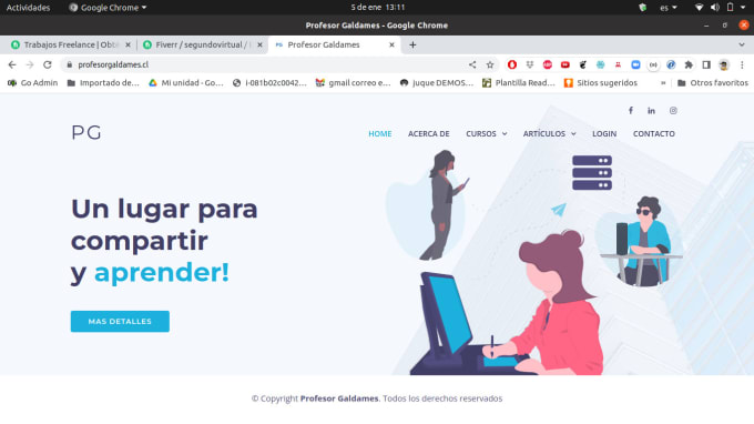 Creacion de sitios web by Segundovirtual | Fiverr Creacion de sitios web by Segundovirtual | Fiverr