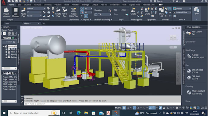 Do mechanical design autocad 3d plant and solidworks by Kabyle1555 | Fiverr