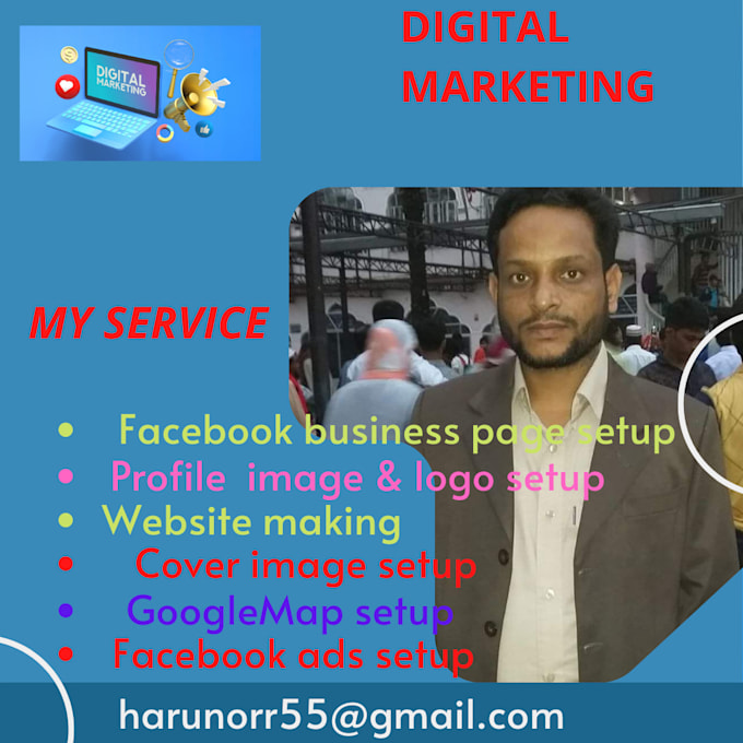 Create and setup business facebook page by Harun111982 | Fiverr