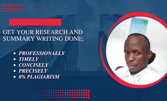 Undertake your research and summary writing by Musajames | Fiverr